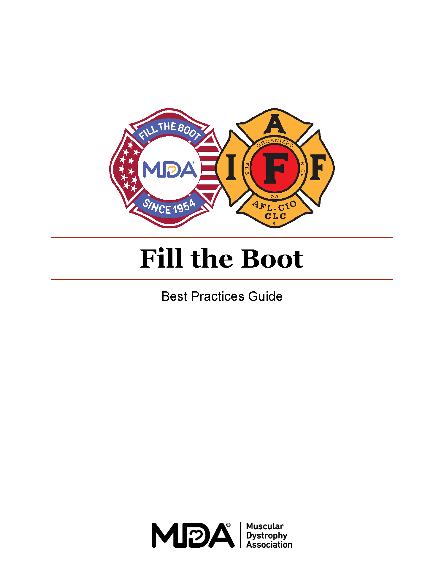 Coordinator Resources | Fill the Boot | MDA IAFF | Muscular Dystrophy ...